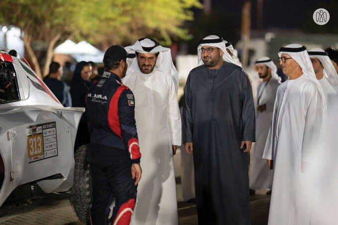 Mohammed bin Hamdan bin Zayed attends 34th Abu Dhabi Desert Challenge